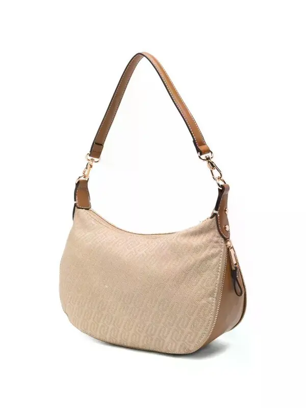 Liu Jo Medium Jacquard Shoulder Bag - Neutrals