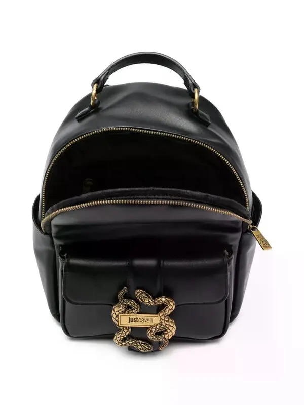 Just Cavalli Snake-appliqué Backpack