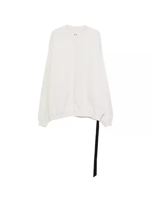 Rick Owens Hun Tie-detail Sweatshirt - Neutrals