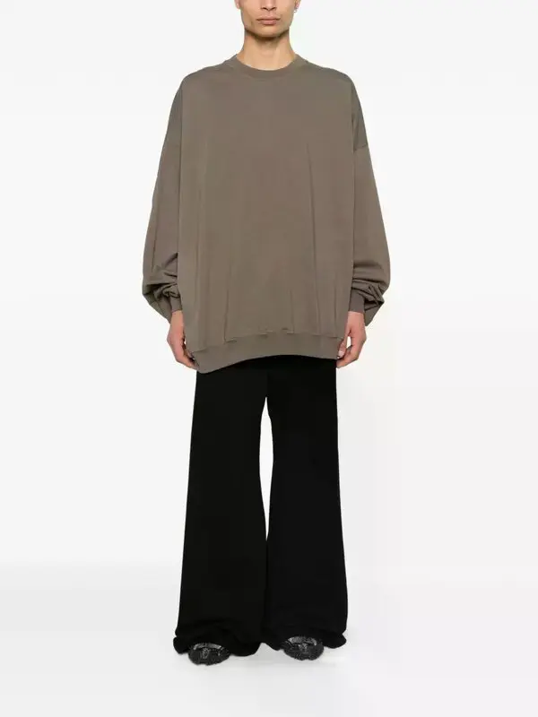 Rick Owens Hun Tie-detail Sweatshirt - Brown
