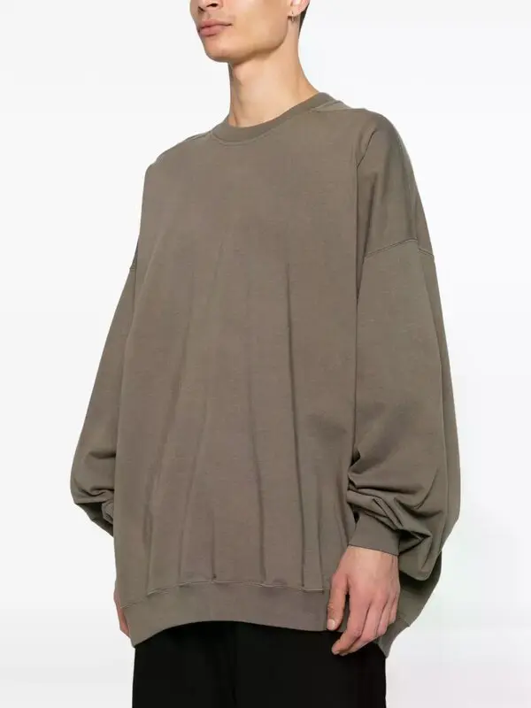 Rick Owens Hun Tie-detail Sweatshirt - Brown