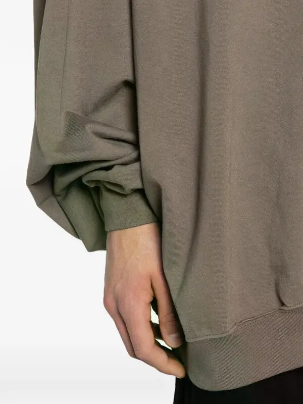 Rick Owens Hun Tie-detail Sweatshirt - Brown