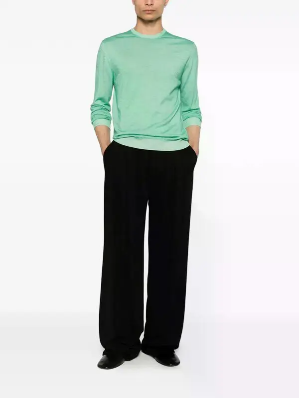 Malo Round-neck Sweater - Green