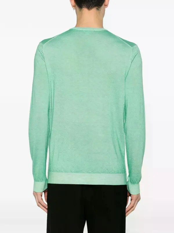 Malo Round-neck Sweater - Green