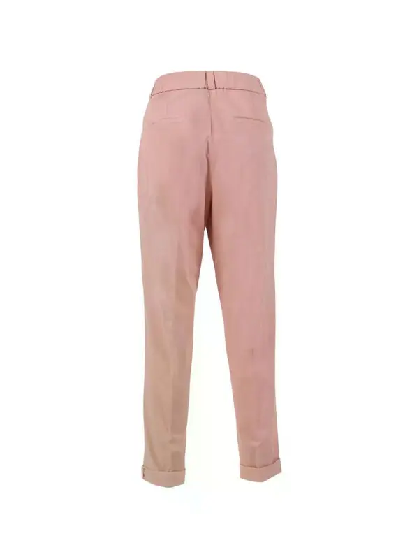 Peserico Cuffed Trousers - Pink