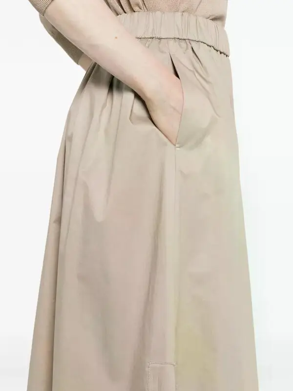 Peserico Elasticated-waistband Maxi Skirt