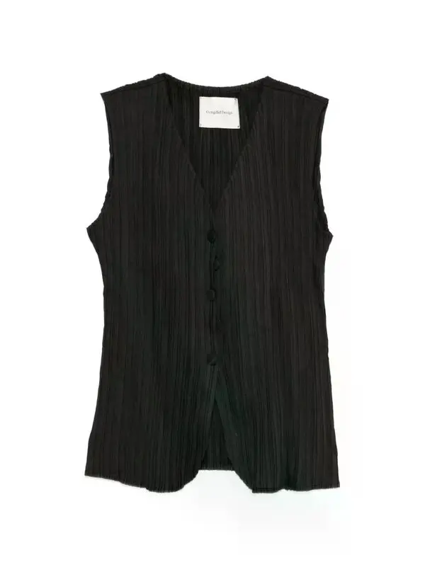 GONGDID DESIGN Plisse Top