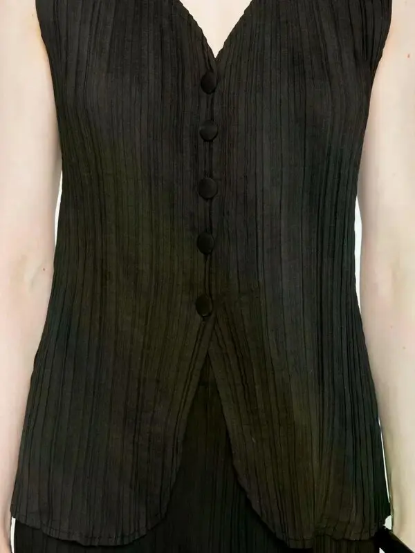 GONGDID DESIGN Plisse Top