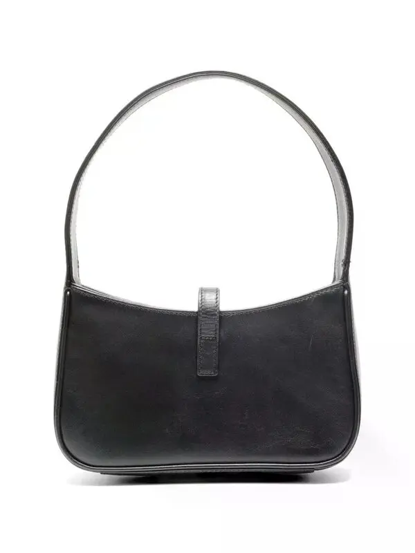 Saint Laurent Calf Leather Top Handle Bag - Black