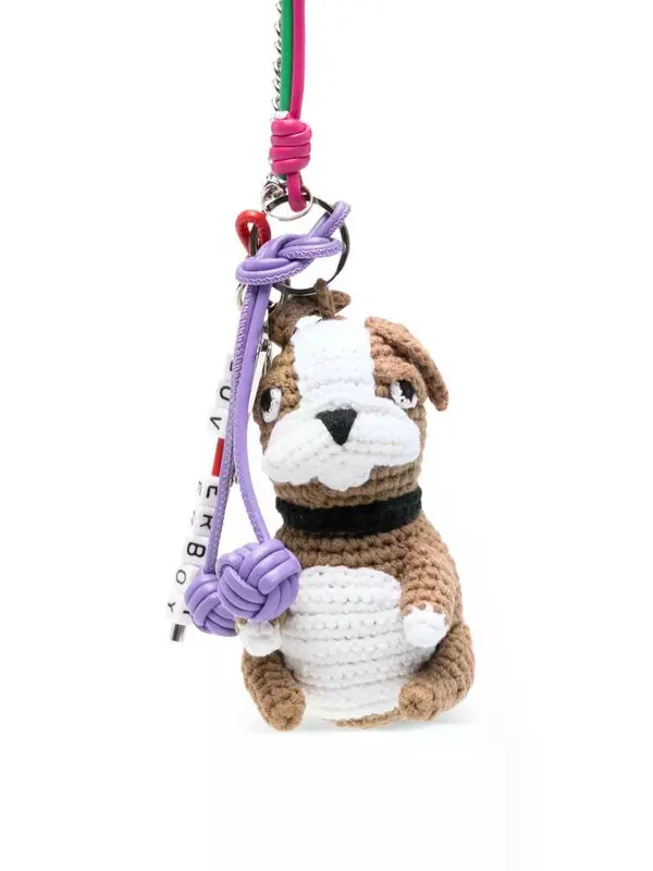 CHARLES JEFFREY Character Bag Charm - Brown