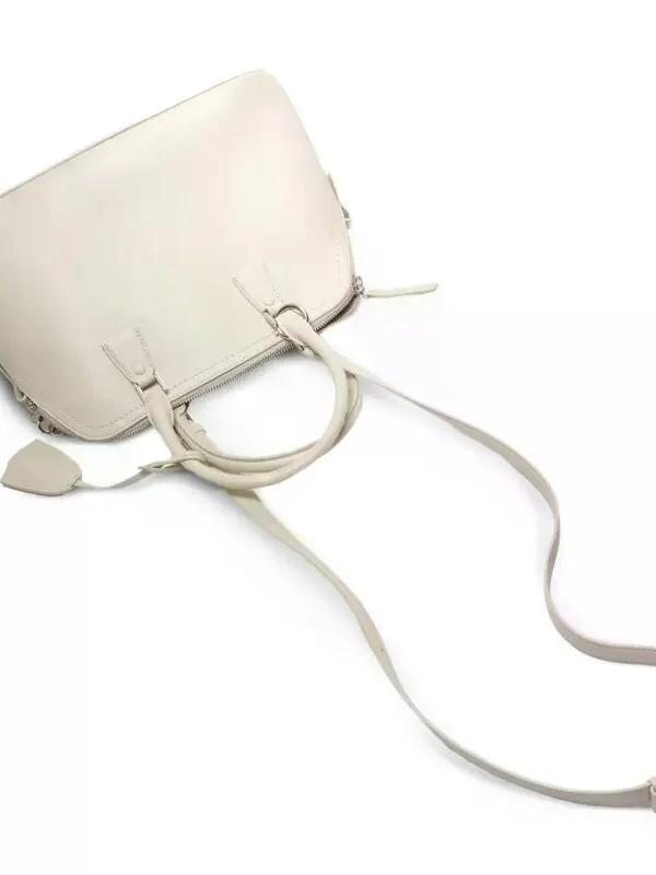 MAISON MARGIELA 2015-2025 Medium 5ac Leather Tote Bag - Neutrals