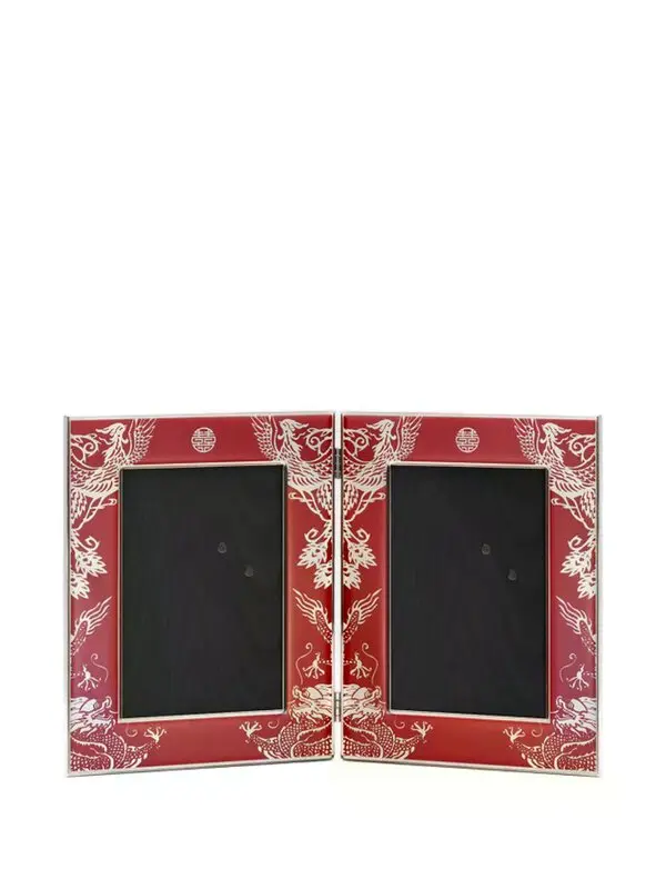 Shanghai Tang Tang Double Photo Frame - Red