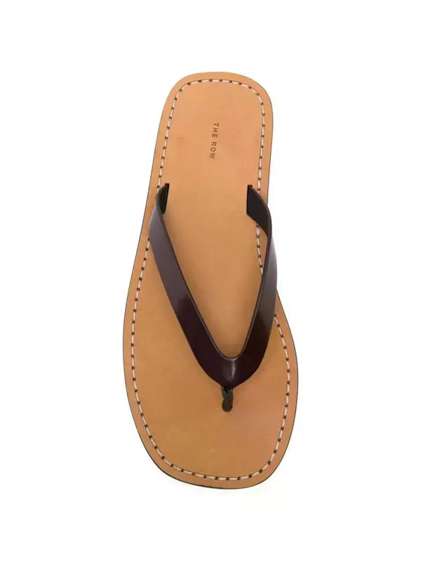 THE ROW City Thong-strap Sandals - Red