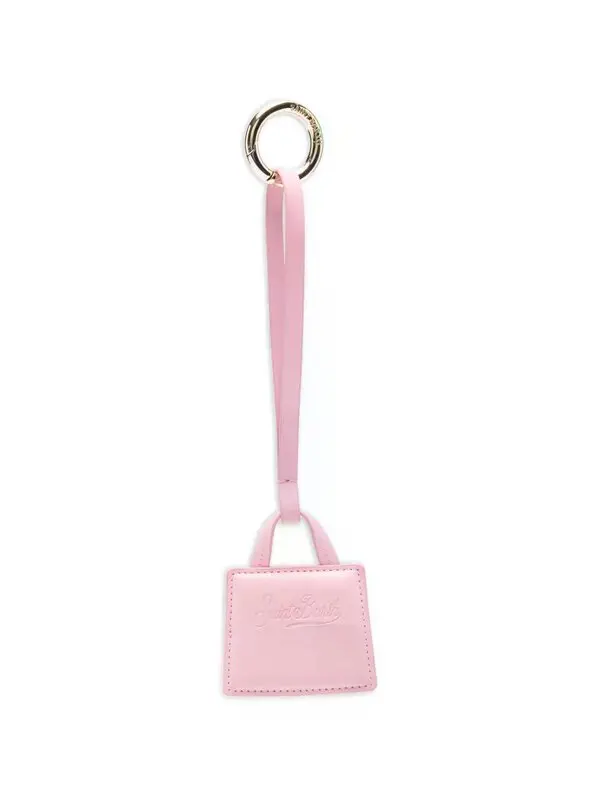 MC2 SAINT BARTH Logo-debossed Bag Charm - Pink