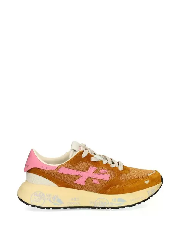 Premiata Lauryn Cutout Leather Sneakers