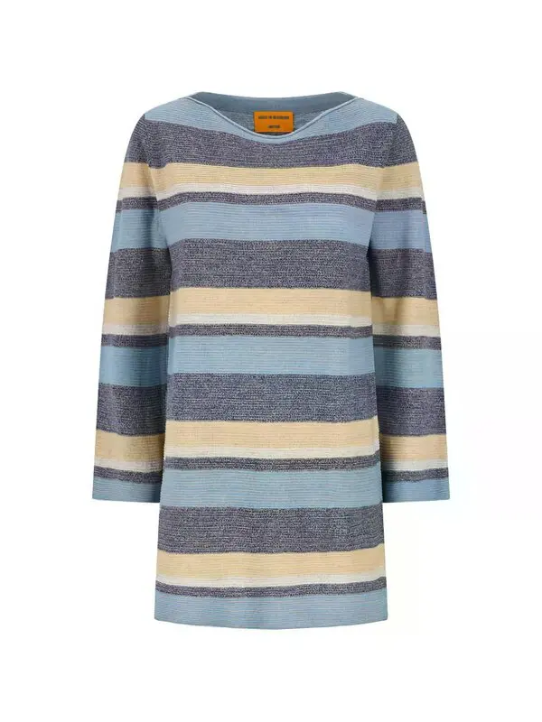 Guest In Residence Striped Mini Dress