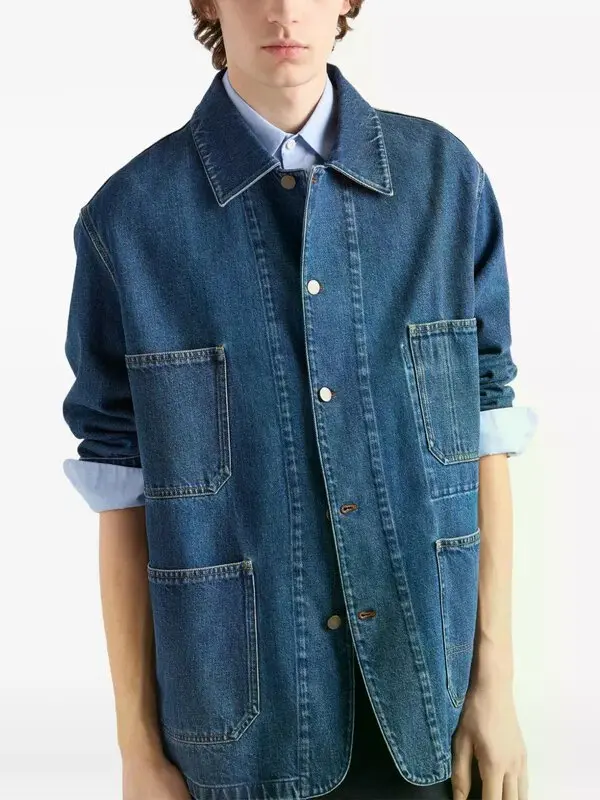 Prada Light Denim Blouson Jacket
