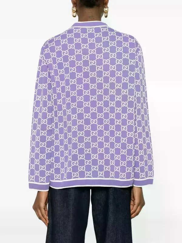 Gucci Monogram Pocket Cotton Cardigan