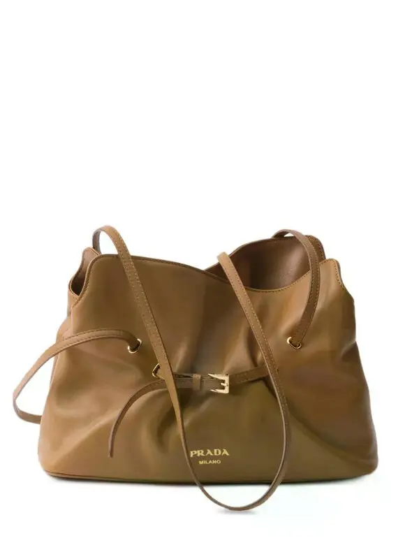 Prada Small Nappa Leather Bag - Neutrals