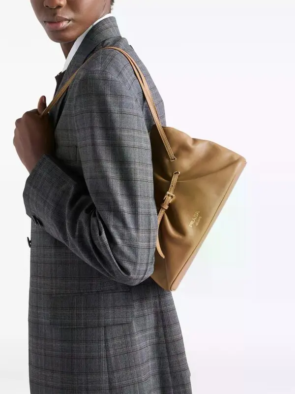 Prada Small Nappa Leather Bag - Neutrals