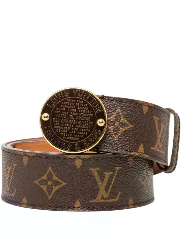 LOUIS VUITTON 2007 Monogram Trunks And Bags Belt - Brown