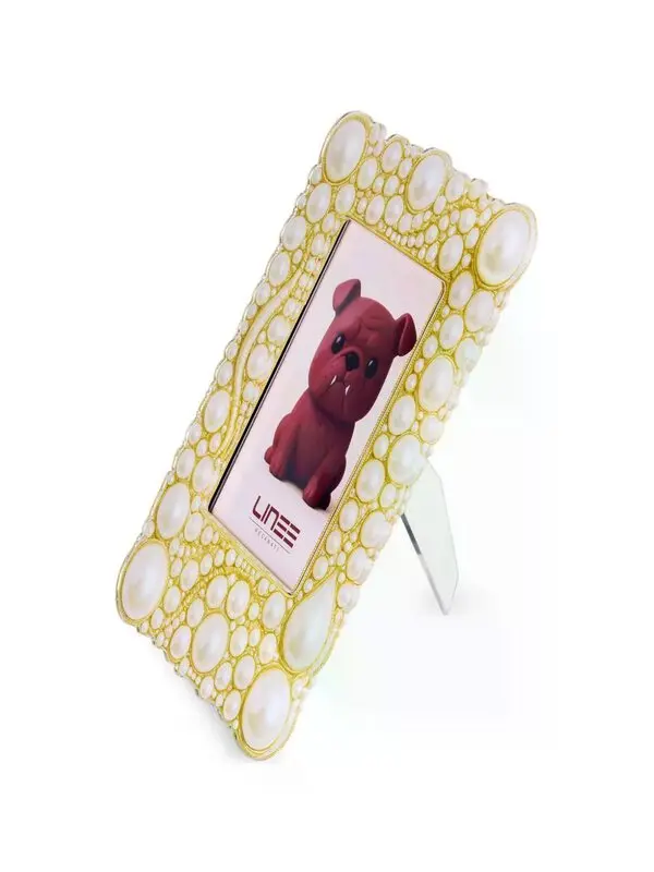LINEE RECANATI Piclux Pearl-embellished Photo Frame