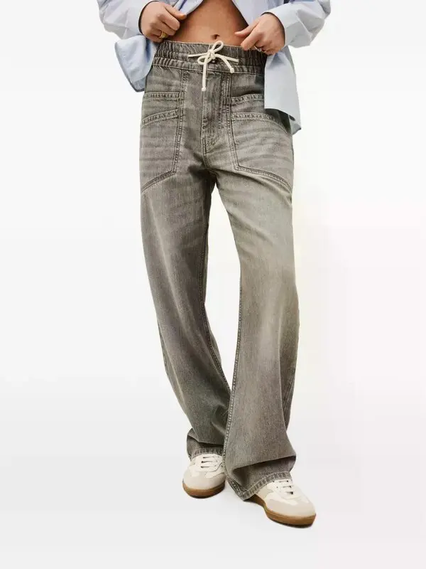 Ba&sh Drawstring Trousers - Grey