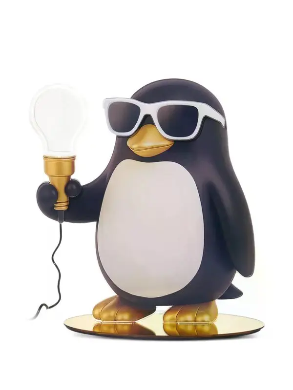 LINEE RECANATI Lucepet Penguin Novelty Lamp - White
