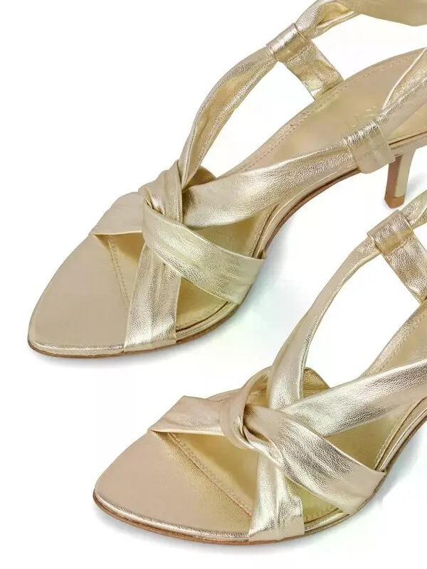 Ba&sh Covilla Tie-detail Sandals - Gold
