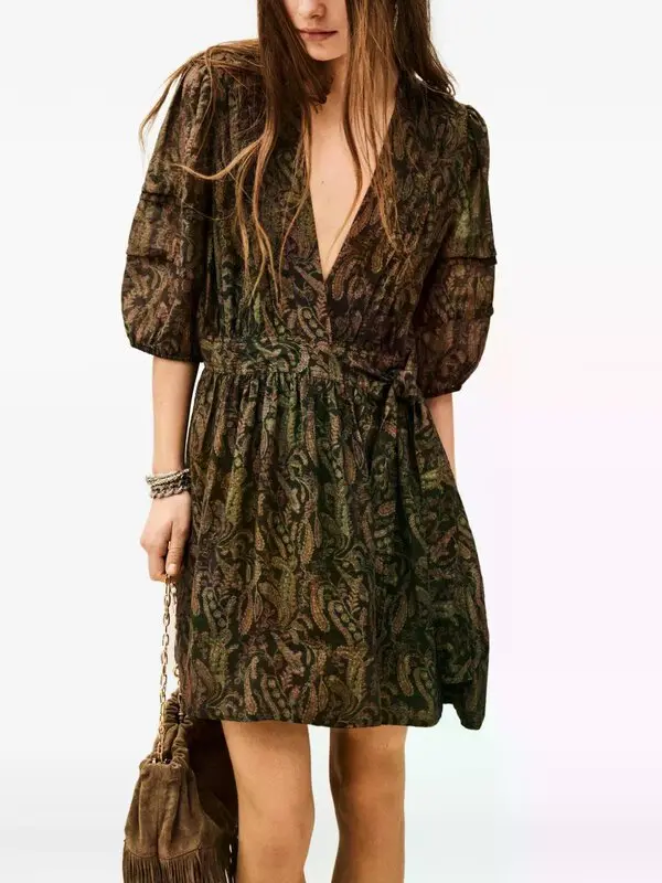 Ba&sh Theodora Paisley-print Mini Dress