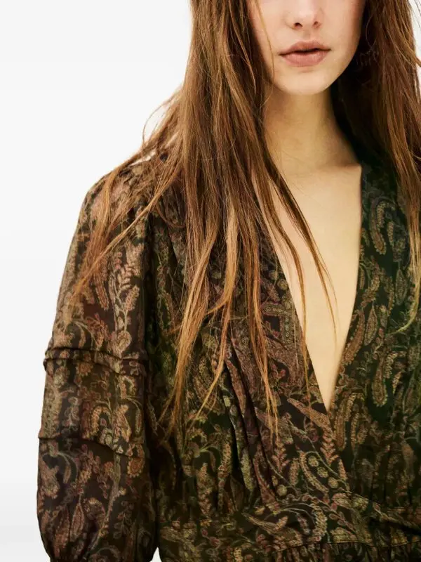 Ba&sh Theodora Paisley-print Mini Dress