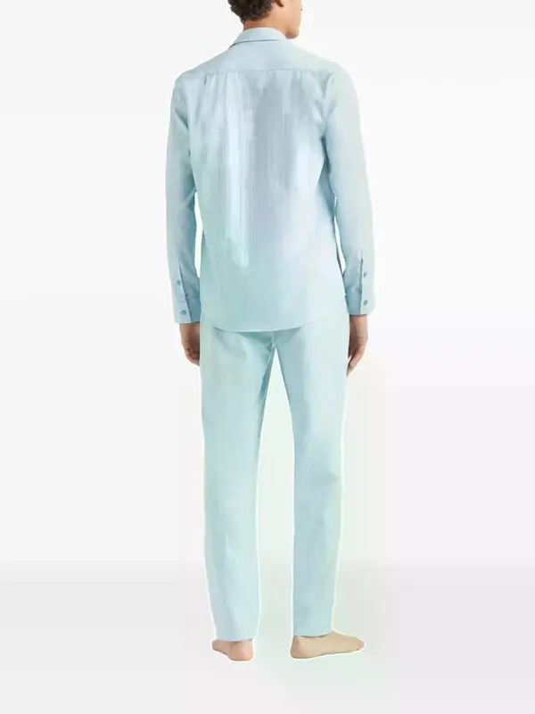 Vilebrequin Buttoned Striped Shirt - Blue