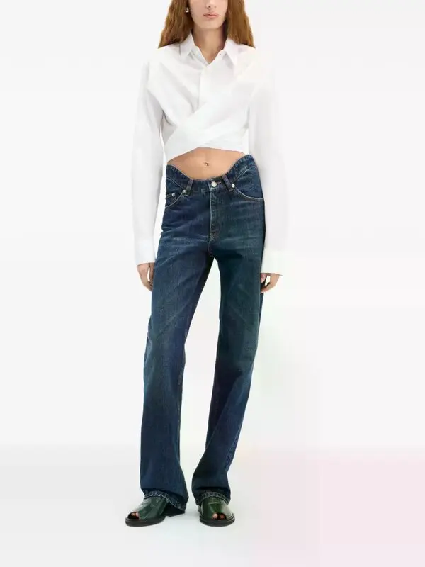 JEAN PAUL GAULTIER Curved Rounded-waist Jeans