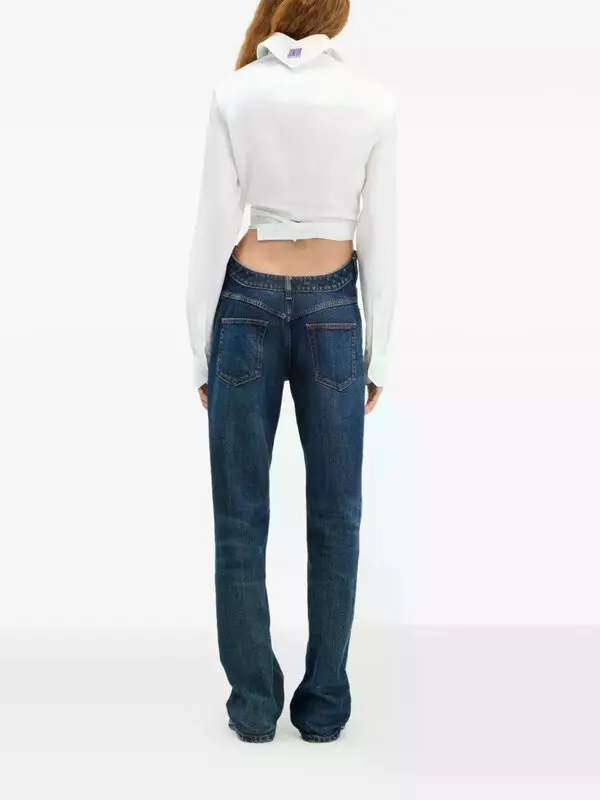 JEAN PAUL GAULTIER Curved Rounded-waist Jeans