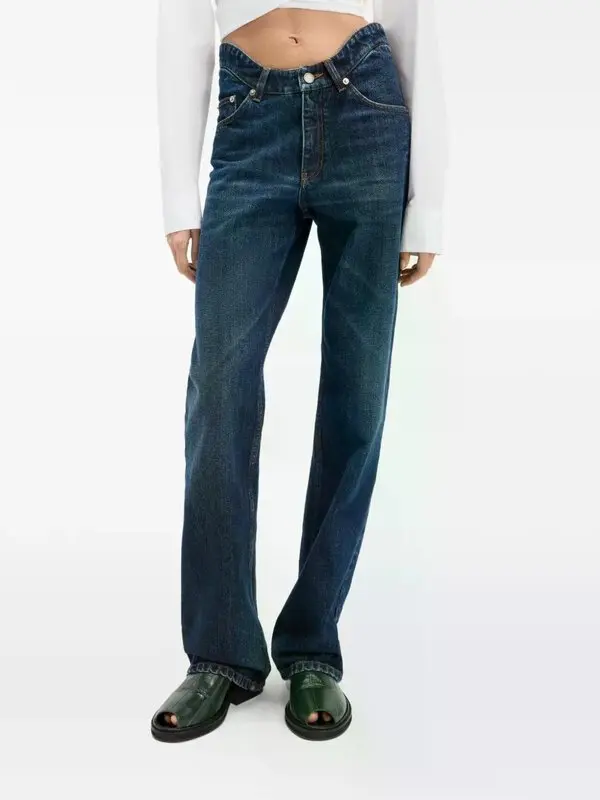 JEAN PAUL GAULTIER Curved Rounded-waist Jeans