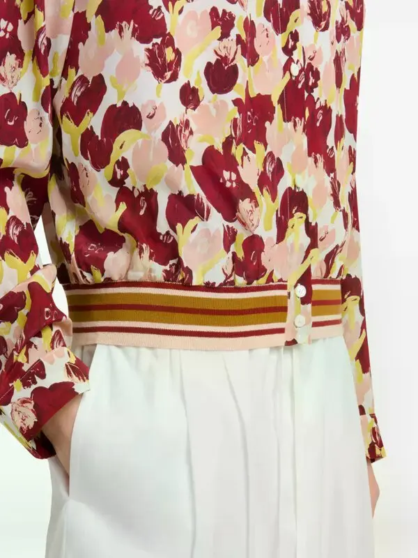 Marni Floral Striped Shirt