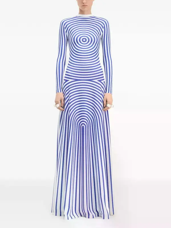 target blue maxi dress Jean Paul Gaultier Target Maxi Dress