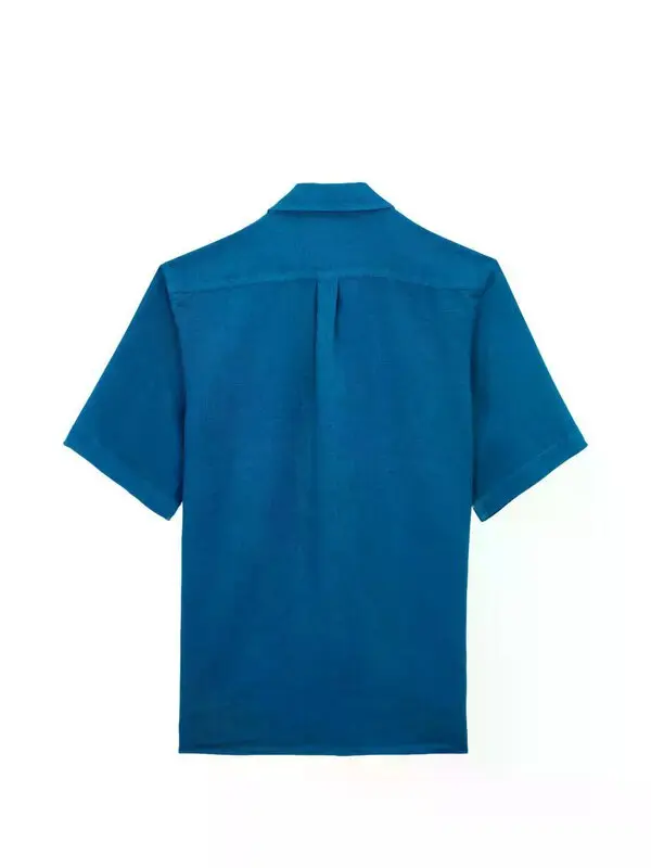 Vilebrequin Short-sleeve Bowling Shirt - Blue