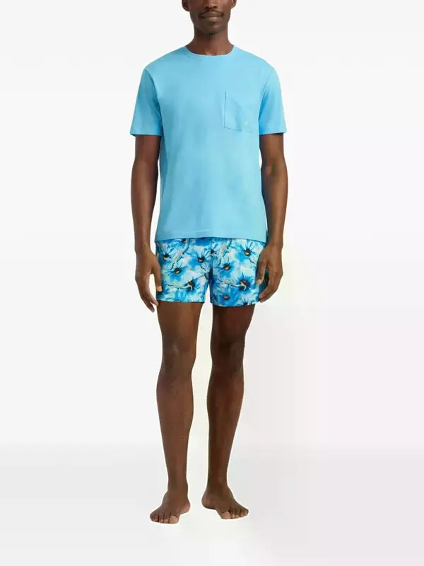 Vilebrequin Chest-pocket Embroidered T-shirt - Blue