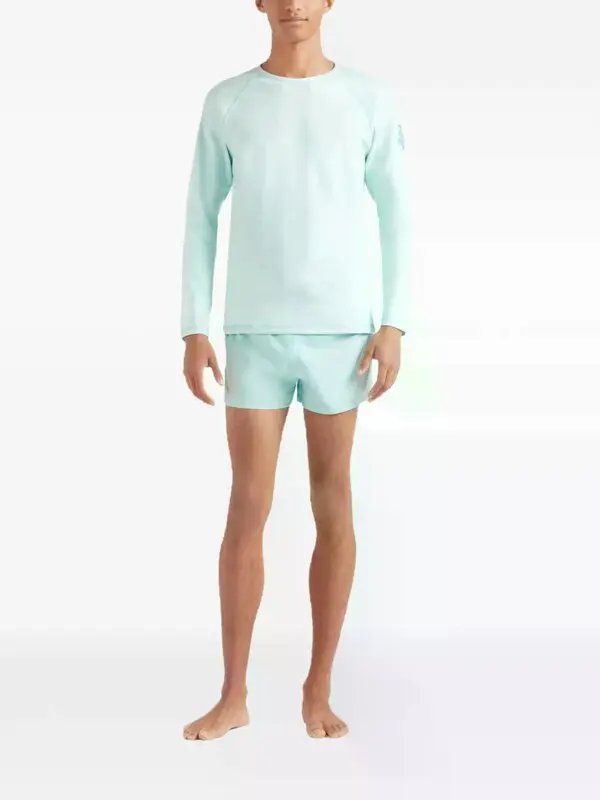 Vilebrequin Long-sleeved Turtle T-shirt - Blue