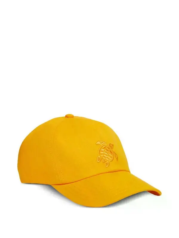 Vilebrequin Embroidered Turtle Cap - Yellow