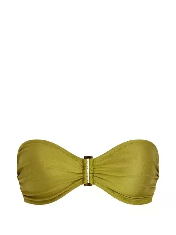 Vilebrequin Back-clasp Ring Bikini Top - Green