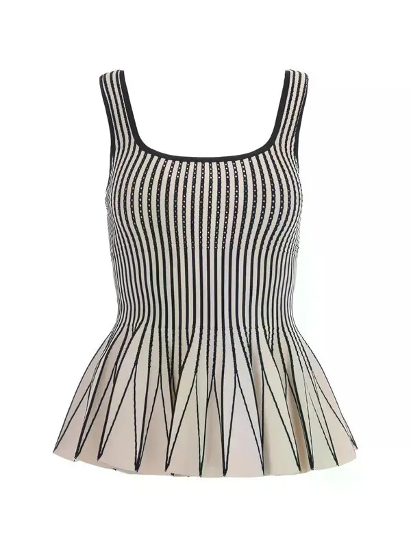 Elisabetta Franchi Knit Top With Peplum