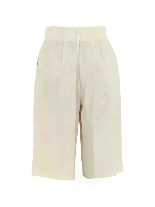 TWINSET Pleated Shorts - Neutrals