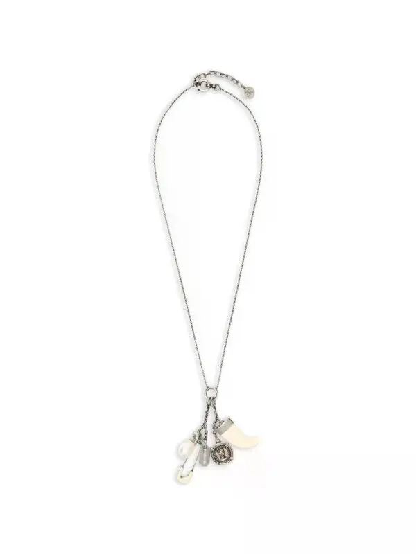 Ermanno Scervino Lucky Charm Pendant Necklace - Silver