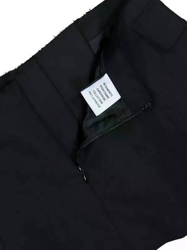 Vetements Deconstructed Mini Skirt
