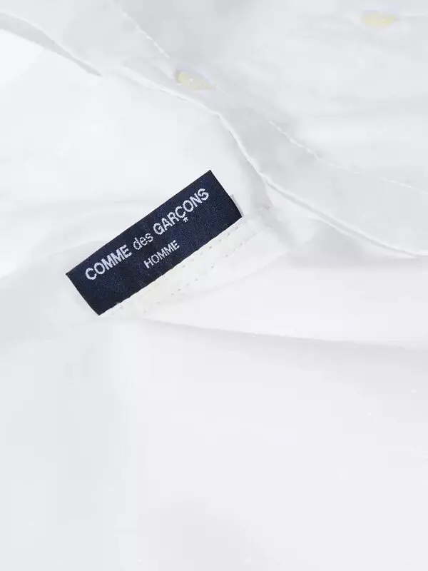 Comme Des Garçons Cotton Concealed Shirt