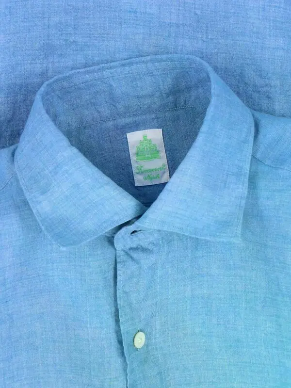 FINAMORE 1925 Gaeta Buttoned Shirt - Blue