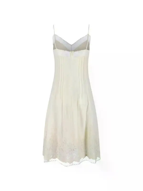 Ermanno Scervino Lace-detail A-line Midi Dress