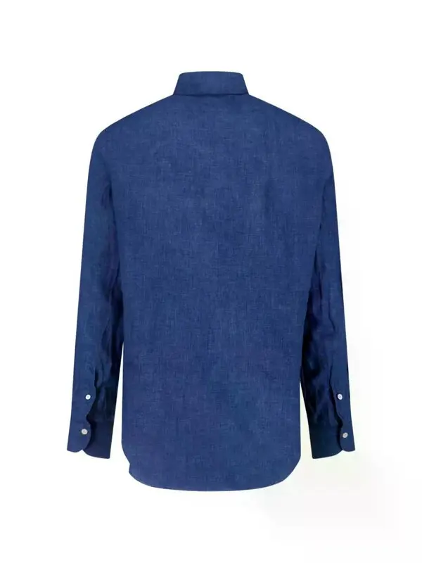 FINAMORE 1925 Gaeta Buttoned Shirt - Blue